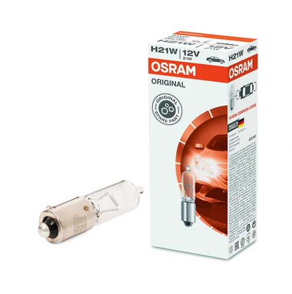OSRAM ORIGINAL BULB H21W Indicator 12V 21W Socket Type bulb 64136 – HnD Automotive Parts