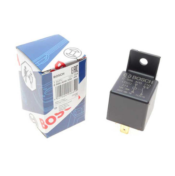 Bosch MINI RELAY (0 986 AH0 250) 12 Volt 30 A 5-pin connector 0986AH02 ...