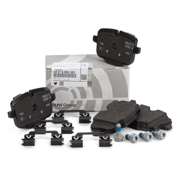 BMW Genuine BRAKE PAD REAR AXEL 5 (F10, F11) 6 (F12, F13, F06) X3 (G01 ...